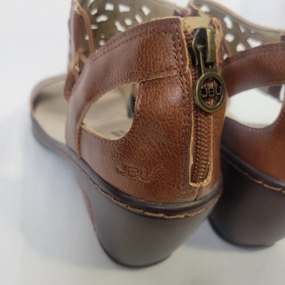 JBU | Shoes | New Jbu Jambu Isla Cognac Brown Sandals Shoes Wedge Women ...